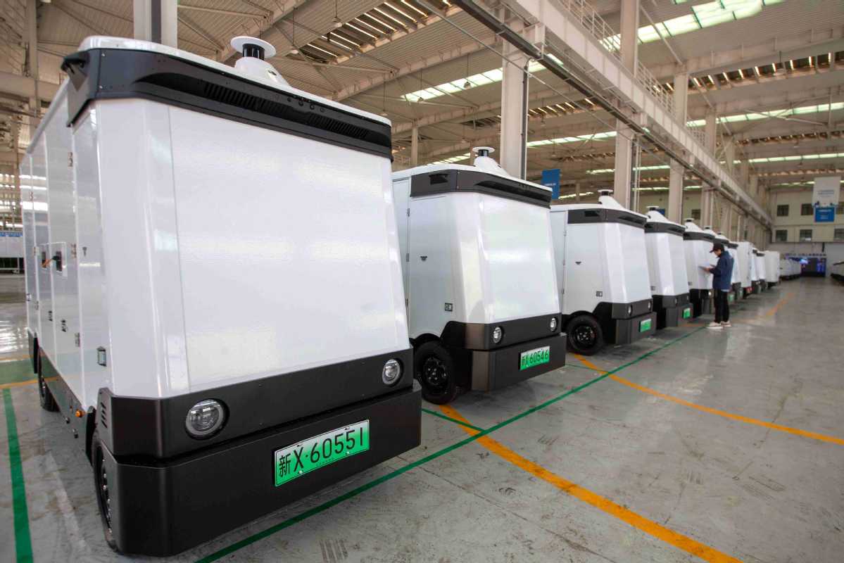 Chinese autonomous delivery vehicles making inroads overseas_National ...
